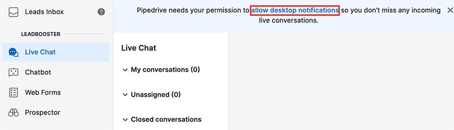 Live Chat - Knowledge Base | Pipedrive